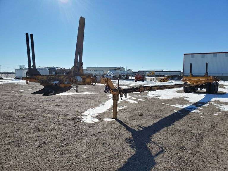 1950 Hobbs Inverted 5th Wheel Pole Trailer - Assiter Auctioneers