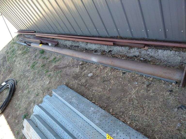 C Channel Up to 20ft. & 5 x 164 Steel Sign Pole - Assiter Auctioneers