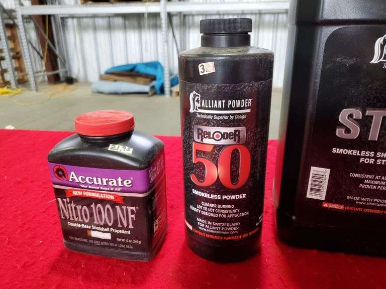 Partial Steel Smokeless Shotshell Powder, (3) 410 Smokeless Powder for ...