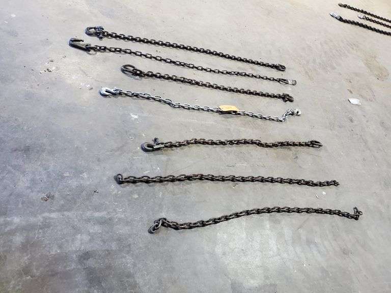 (7) Various Size and Length Chains - Assiter Auctioneers
