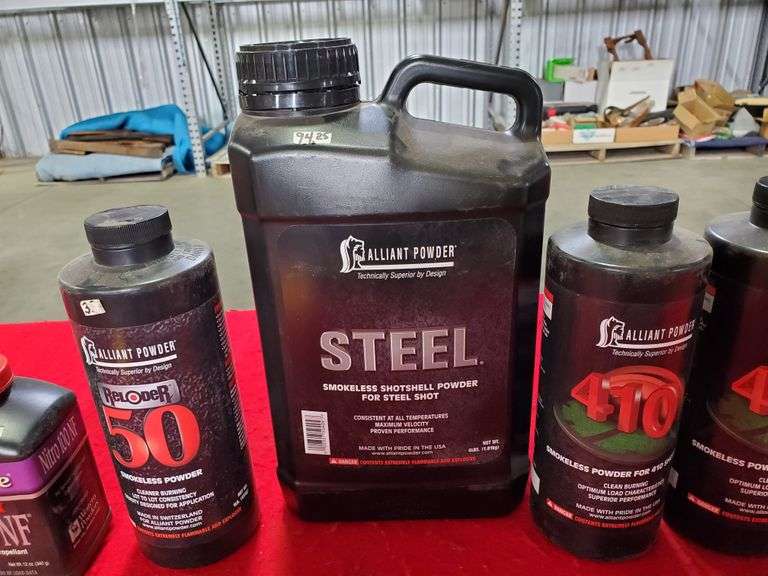 Partial Steel Smokeless Shotshell Powder, (3) 410 Smokeless Powder for ...