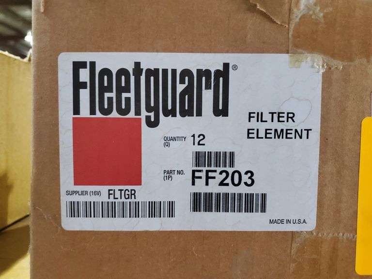 (10) Fleetguard FF203 Filter Elements - Assiter Auctioneers