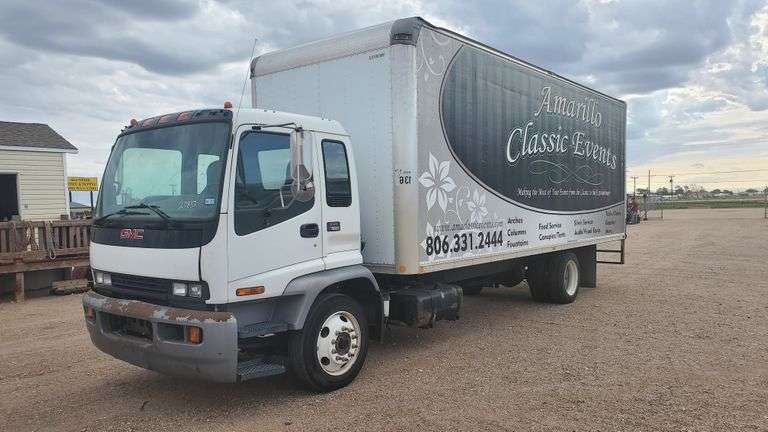 2006 GMC T7500 T Series Tilt (LCF) Cab Chassis Truck Delivery Box Truck ...
