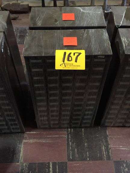 2 Parts Bins 12 x 6 x 22 "Parts Included" - Assiter Auctioneers