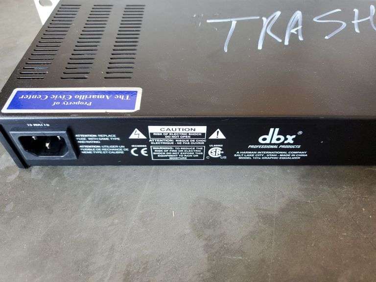 DBX 131s Graphic Equalizer - Assiter Auctioneers