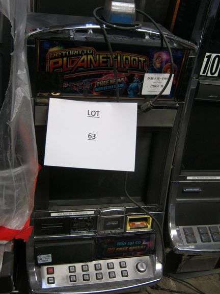 Return to Planet Loot Electronic Gaming Machine - Assiter Auctioneers