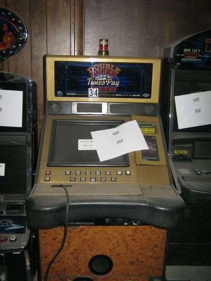 Double Super Poker Electronic Gaming Machine - Assiter Auctioneers