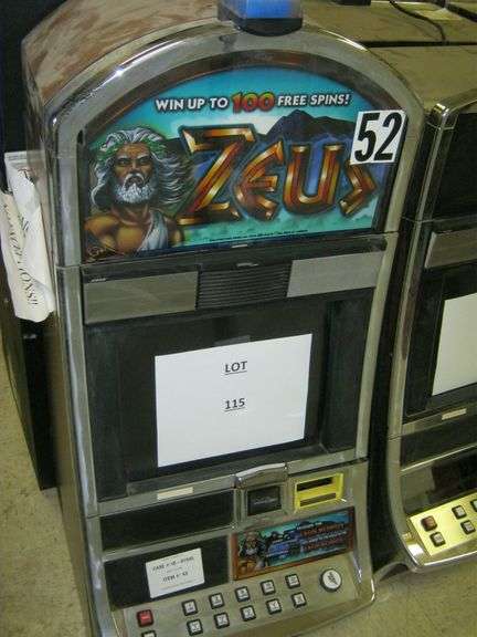 Zues Electronic Gaming Machine - Assiter Auctioneers