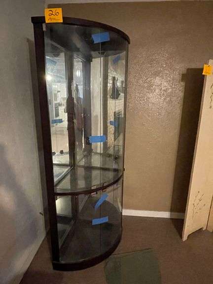 Corner display case - Assiter Auctioneers