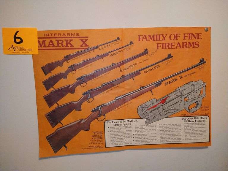 Interarms Rifle Poster, 22 x 15 - Assiter Auctioneers
