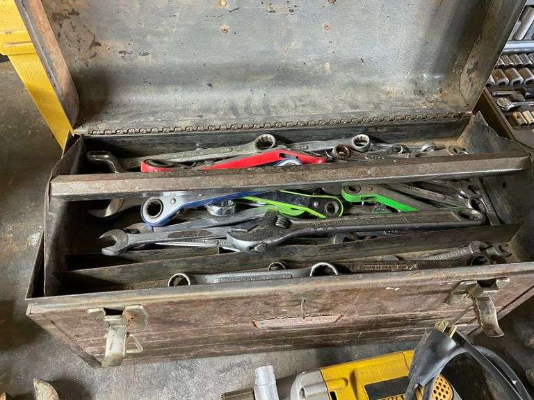 Small Craftsman Tool Box W/Wrenches - Assiter Auctioneers