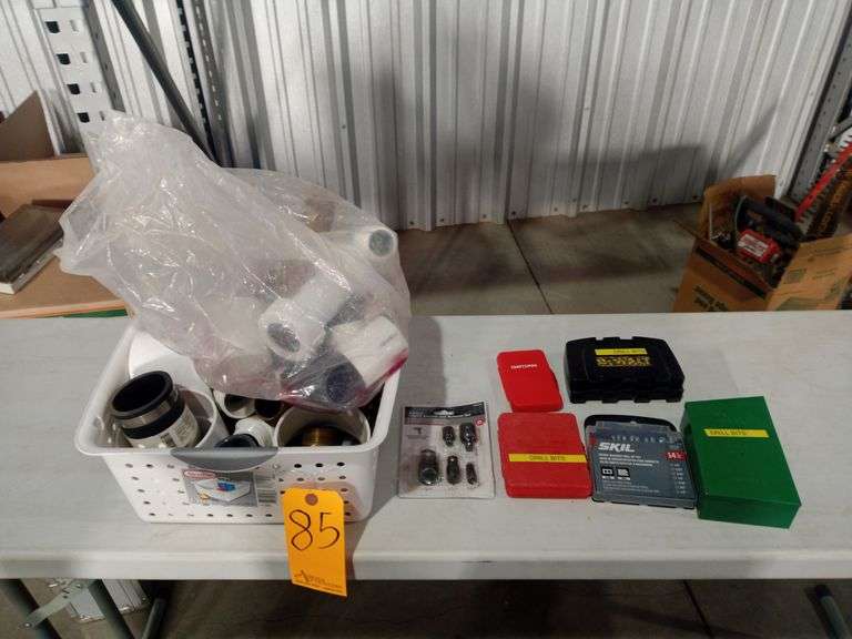 (5) Drill Bit Sets, 5 Piece Impact Adapter & Reducer Set, Box of ...