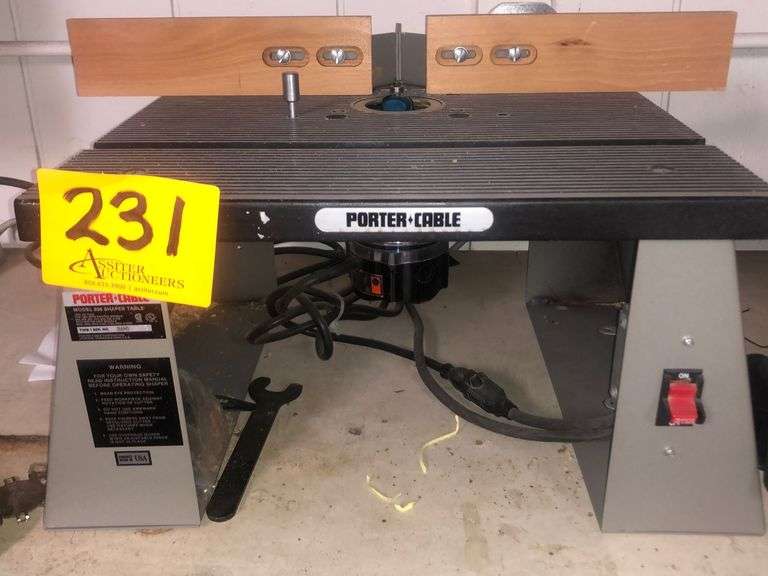 Porter Cable Model 696 Shaper Table - Assiter Auctioneers