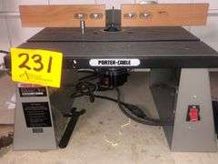 Porter Cable Model 696 Shaper Table - Assiter Auctioneers