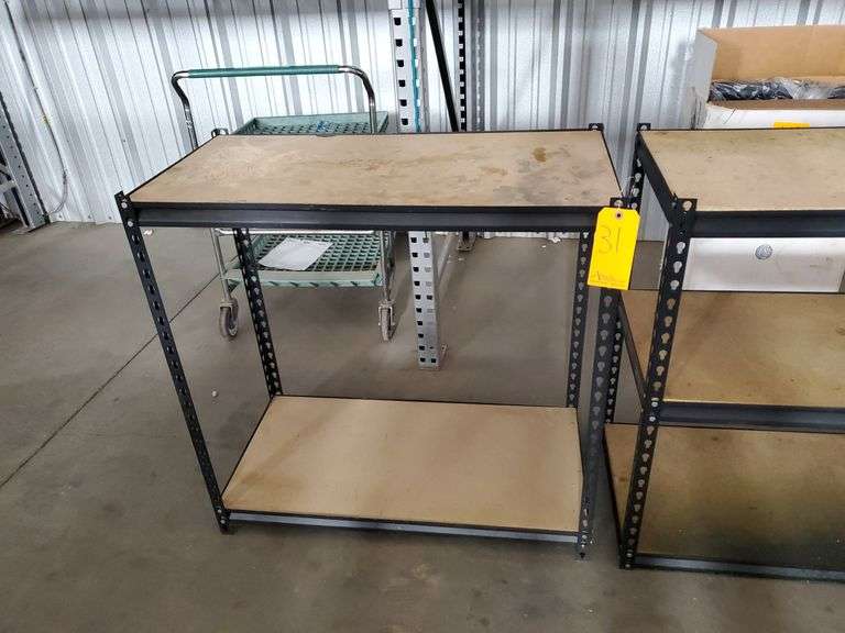 (2) Storage Racks 36.5" x 18.25" x 3' - Assiter Auctioneers