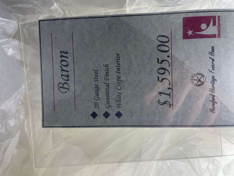 Baron Casket with Wheels - Assiter Auctioneers