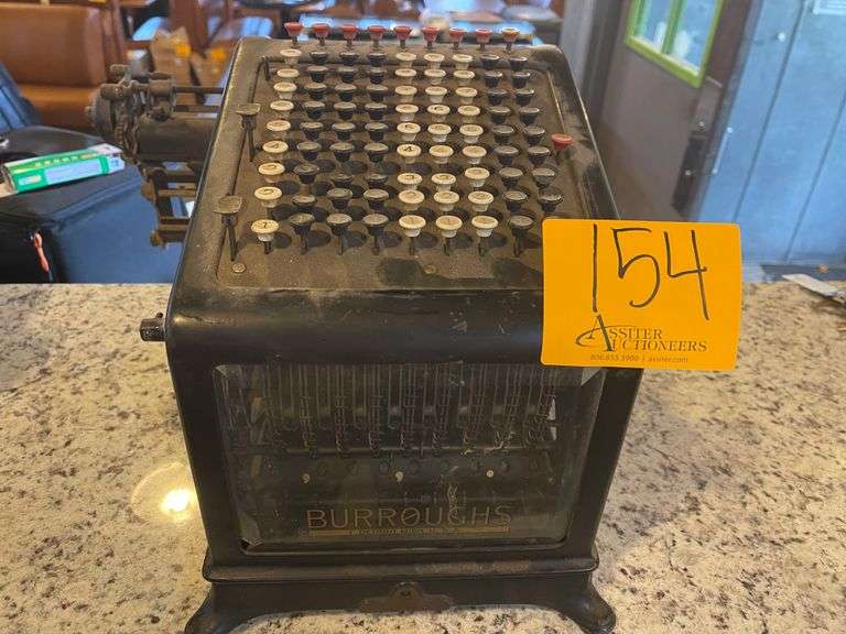 Burroughs Vintage Adding Machine - Assiter Auctioneers
