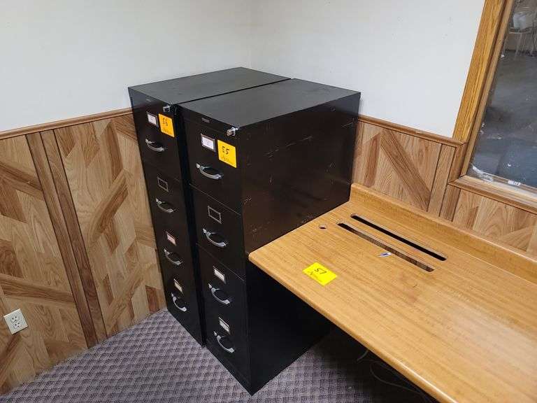 4 Drawer Metal Letter File Cabinet - Assiter Auctioneers