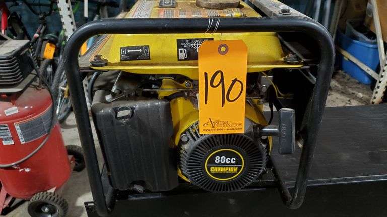 Champion 42432 80cc Generator - Assiter Auctioneers