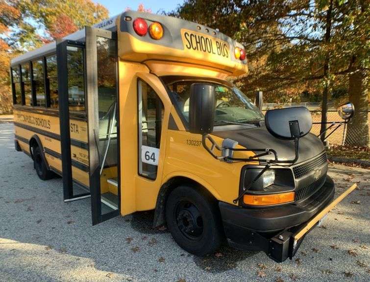 2013 CHEVROLET EXPRESS 3500 COLLINS SMALL SCHOOL BUS #237 - Mathies ...