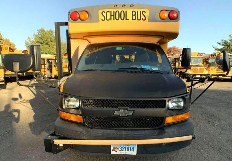 2013 CHEVROLET EXPRESS 3500 COLLINS SMALL SCHOOL BUS #9561 - Mathies ...