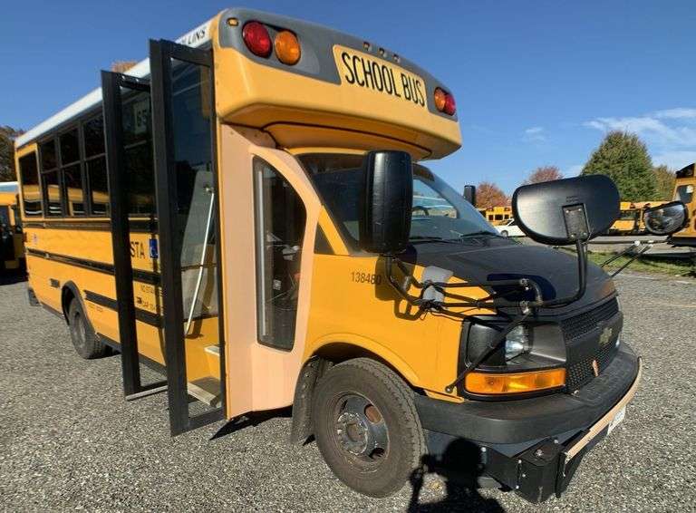2013 CHEVROLET EXPRESS 3500 COLLINS SMALL SCHOOL BUS #8480 - Mathies ...