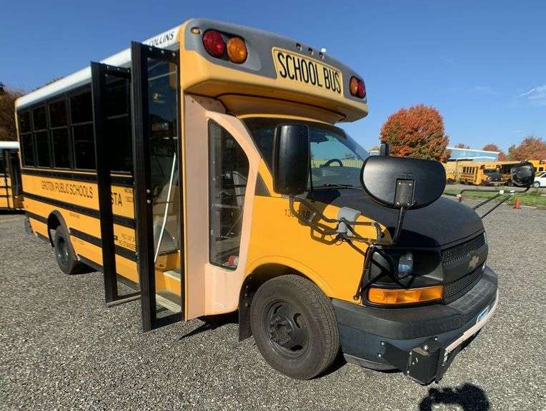 2013 CHEVROLET EXPRESS 3500 COLLINS SMALL SCHOOL BUS #328 - Mathies ...