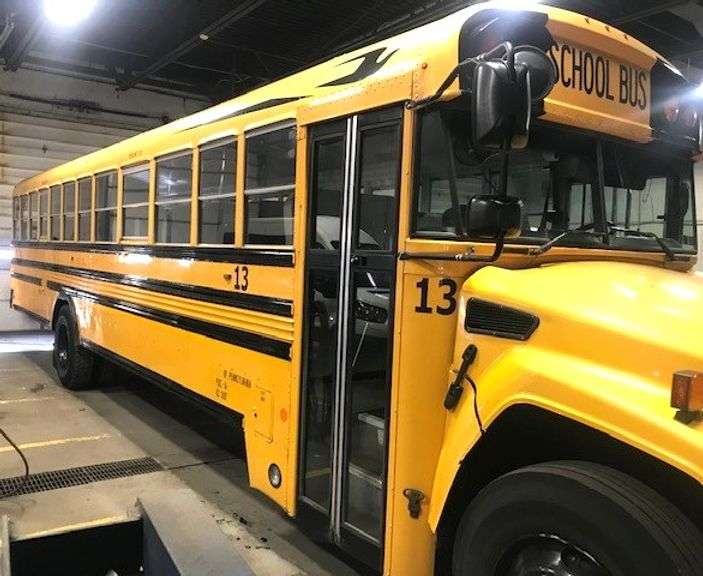 (3) 2014 BLUE BIRD BB VISION SCHOOL BUSES Located in WILKES BARRE, PA ...