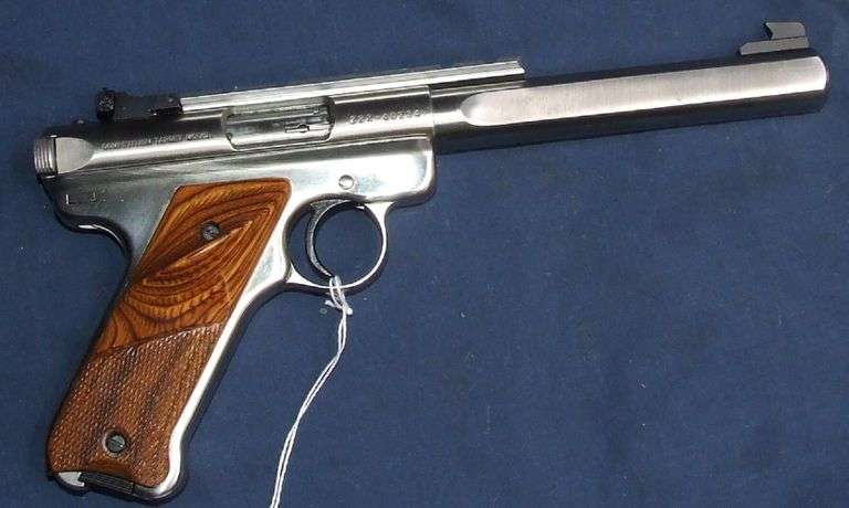 Ruger Mark II Competition Target Pistol 22LR Pistol - Baer Auctioneers ...