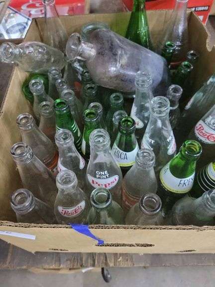Box Soda Bottles - Baer Auctioneers - Realty, LLC