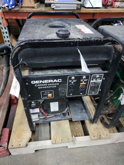 Generac C4000 Generator Generator - Baer Auctioneers - Realty, LLC