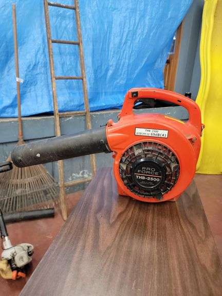 Pro Force Leaf Blower & Rake - Baer Auctioneers - Realty, LLC