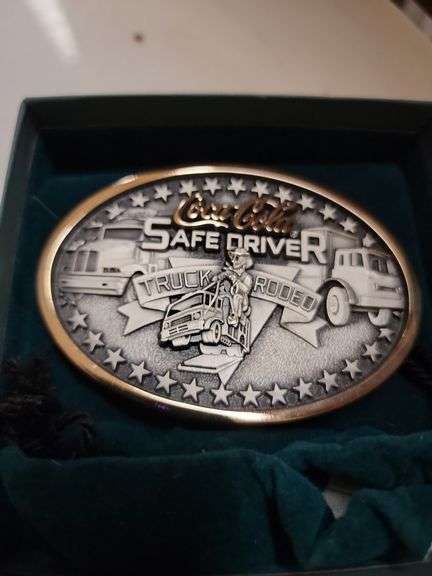Roadeo Driver & Coca-Cola Safe Driver Truck Rodeo Belt Buckles - Baer ...