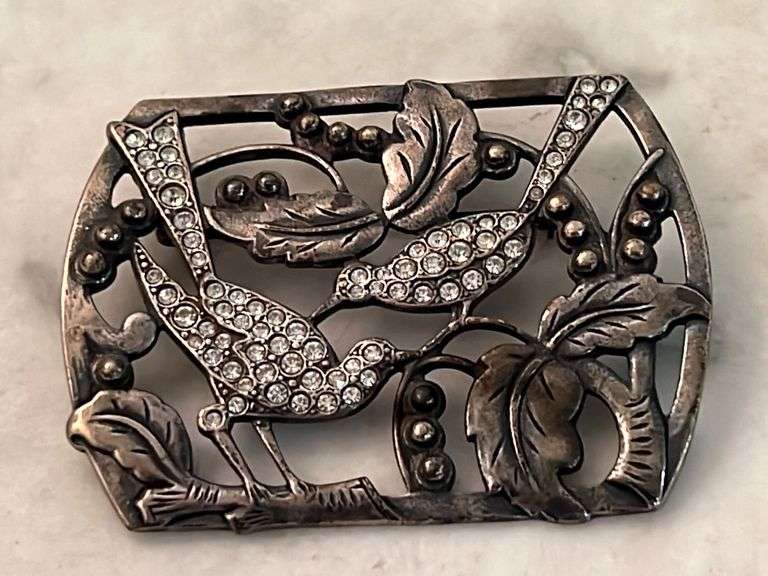 3 Vintage Sterling Silver Pins - Baer Auctioneers - Realty, LLC