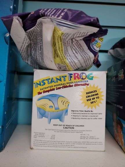 Instant Frog Low Chlorine Pool Sanitizer, Chlorine Cartridges, - Baer ...