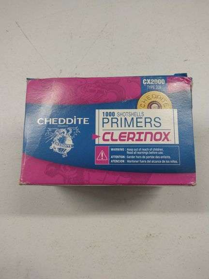 1000 count box CX2000 Type 209 Primers - Baer Auctioneers - Realty, LLC