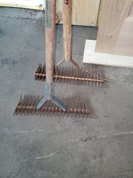 2 Thatching Rakes - Baer Auctioneers - Realty, LLC