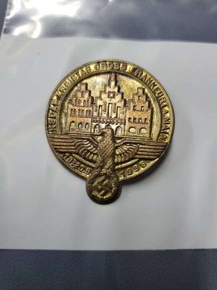 German Nazi Pin - Baer Auctioneers - Realty, LLC