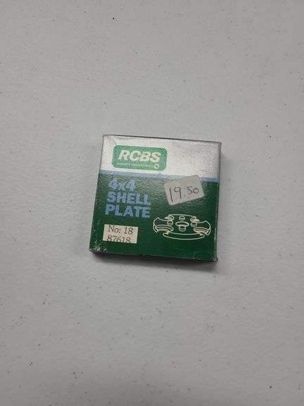 RCBS 4X4 shell plate No. 18 - Baer Auctioneers - Realty, LLC