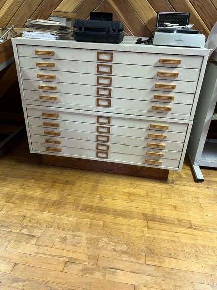 2 Drafting Flat Filing Cabinet - Baer Auctioneers - Realty, LLC