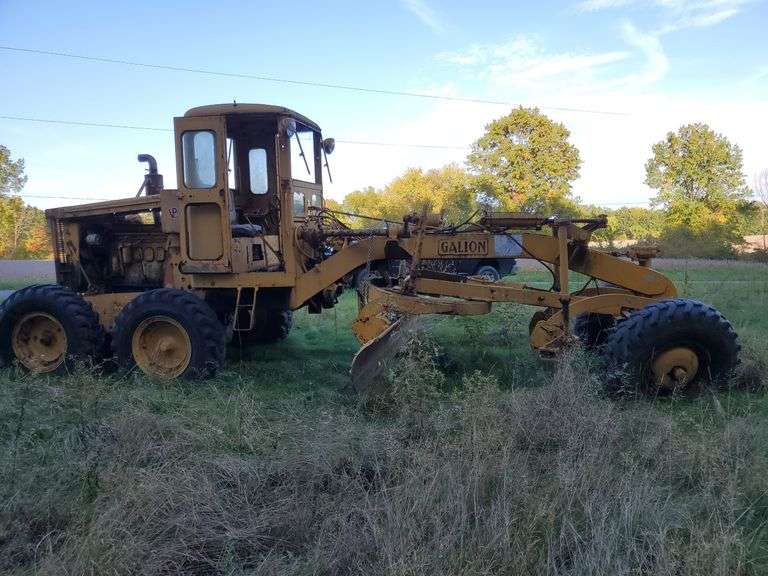 Galion Road Grader, Hydraulic, Detroit Diesel Engine with Pony Motor ...