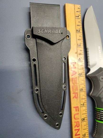 Schrade Fixed Blade Knife New In Box - Baer Auctioneers - Realty, LLC