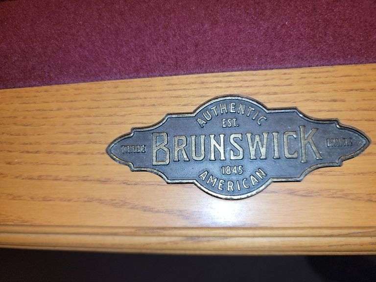 Brunswick Pool Table - Baer Auctioneers - Realty, LLC