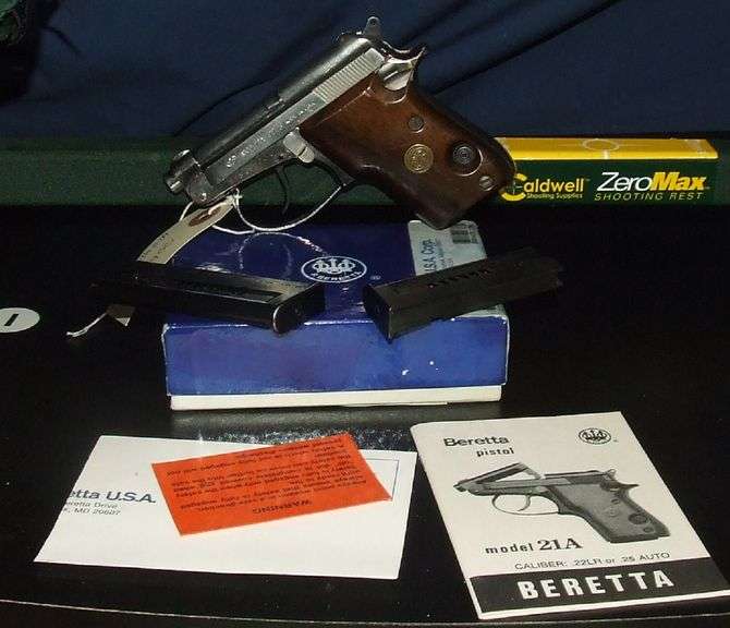 Beretta 21A 22LR Pistol - Baer Auctioneers - Realty, LLC