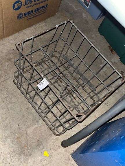Metal Wire Crate - Baer Auctioneers - Realty, LLC