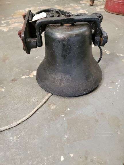 Cast Iron Bell W/ Clapper,Approx 9" - Baer Auctioneers - Realty, LLC