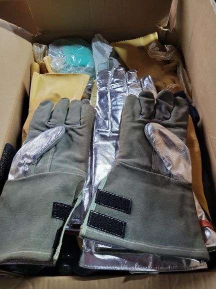 Large Box Of Gloves - Baer Auctioneers - Realty, LLC