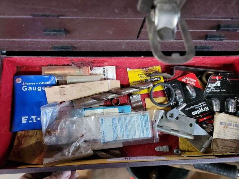 Starrett Machinist Tool Box & Assorted Tools - Baer Auctioneers ...