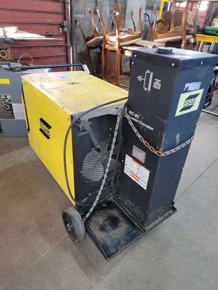 Heliarc 352 AC/DC Esab Welder W/WC-8c Coolant Circulator Attached ...