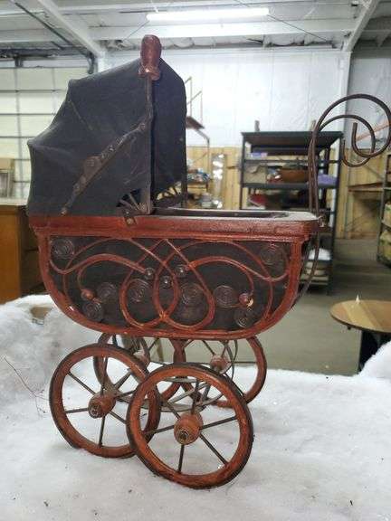 Doll Swing, Buggy and Doll - Baer Auctioneers - Realty, LLC